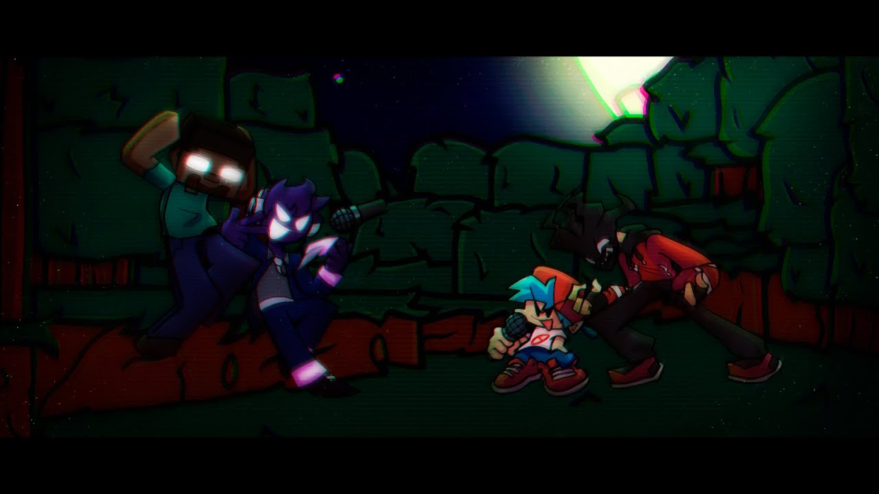 ! Danger ! (Herobrine & Void vs. Agoti & Boyfriend) - YouTube