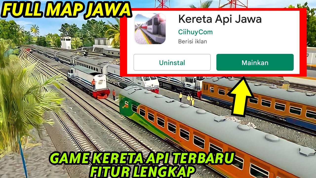 Rilis game Kereta Simulator Indonesia Full Map Jawa dan Lokomotif Indo ...