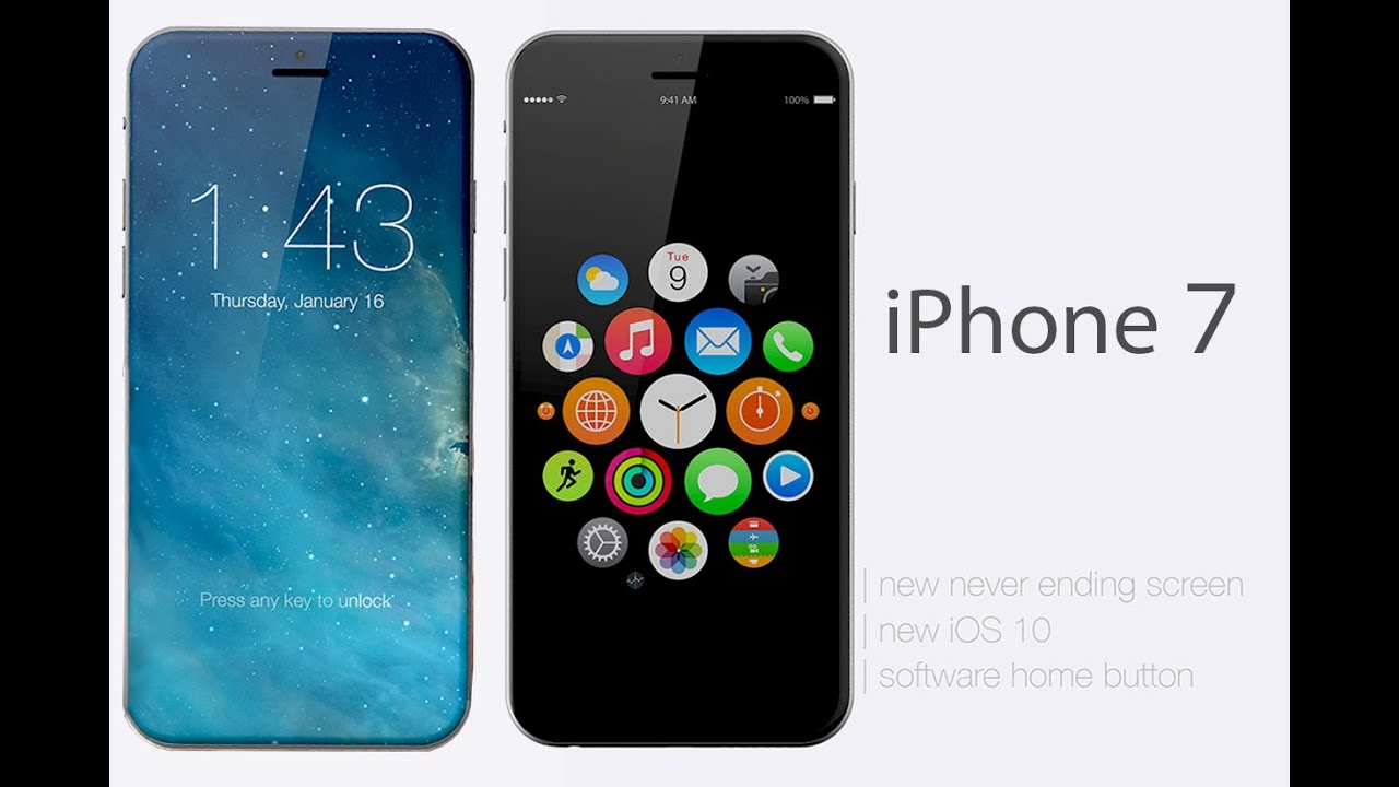 iPhone 7 Edge to Edge CONCEPT by Marek Weidlich - YouTube