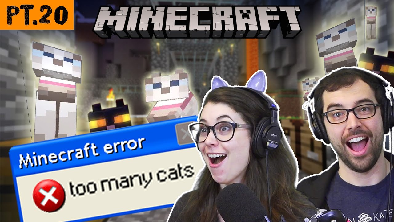 How many cats can we make before we crash Minecraft? (pt.20) - YouTube