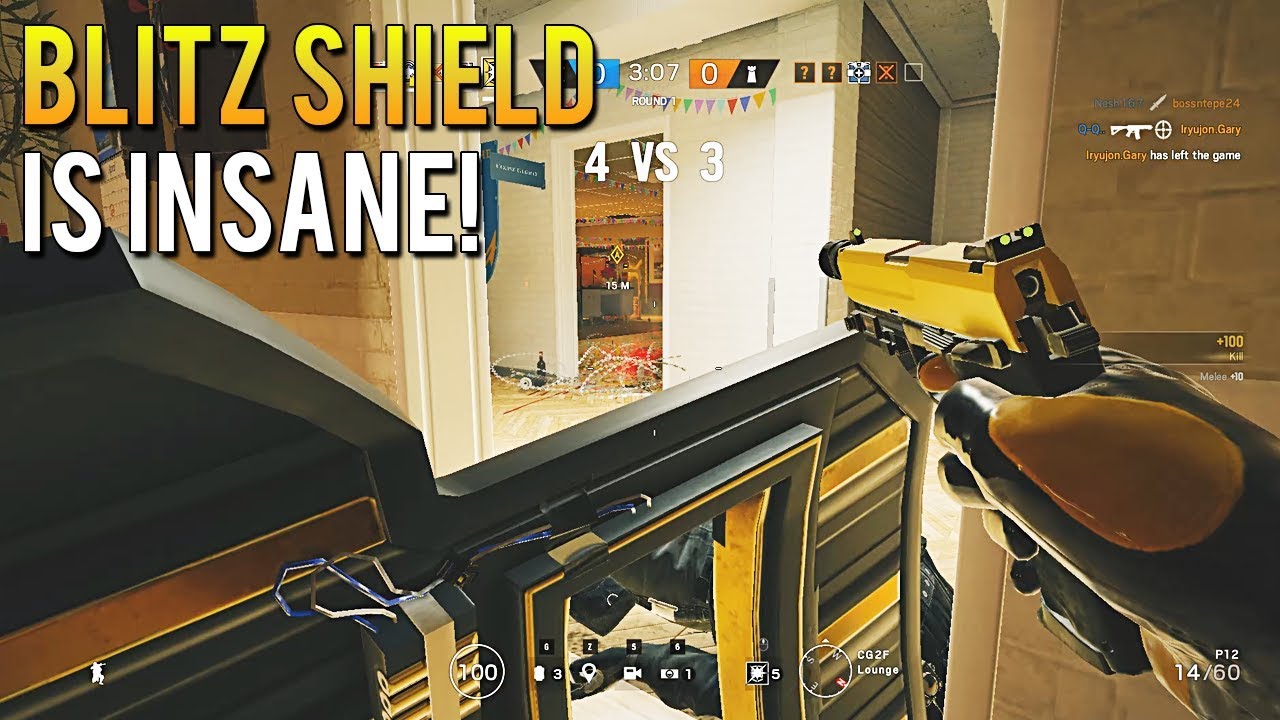 The New Blitz Shield Sprint Is Insane | Rainbow Six Siege Crazy Moments ...