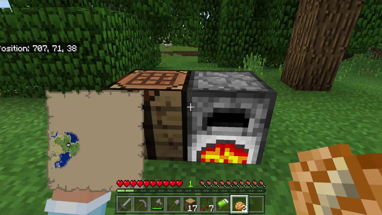 Minecraft beginning part 1 - YouTube