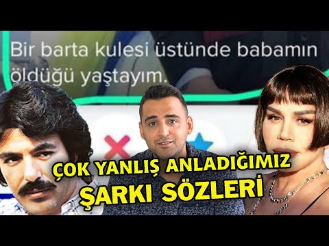 Yıllarca Dinleyenler Tarafından Yanlış Anlaşılmış Türkçe Şarkılar #doksanlar #türkçepop #türkçemüzik
