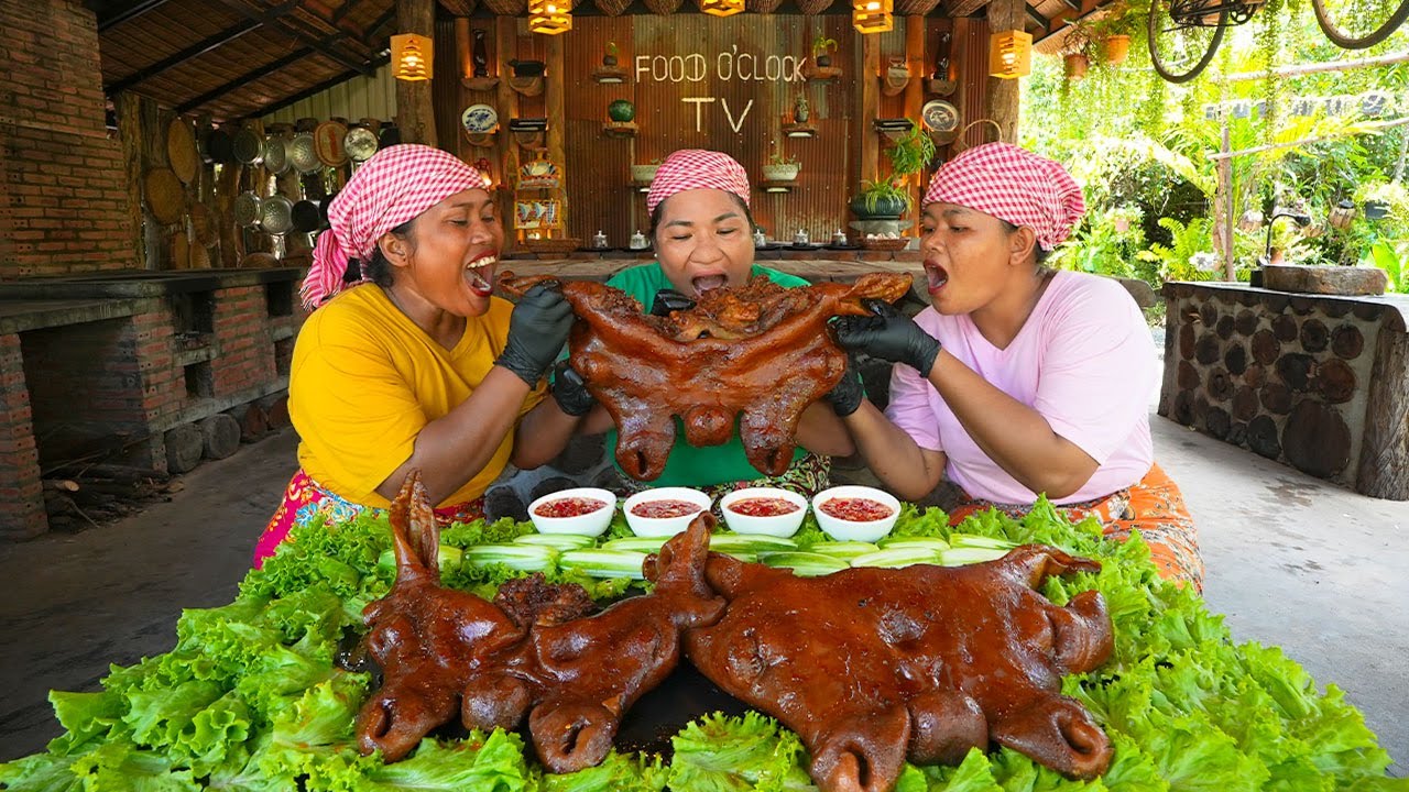 Cow Head Stew with Pineapple Recipe Simple Cooking Beef Head Soup So ...