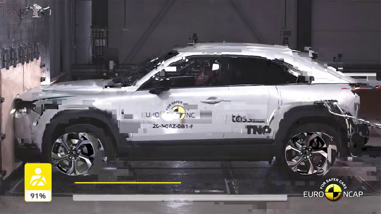 Euro NCAP Crash & Safety Tests of Mazda MX-30 2020 - YouTube