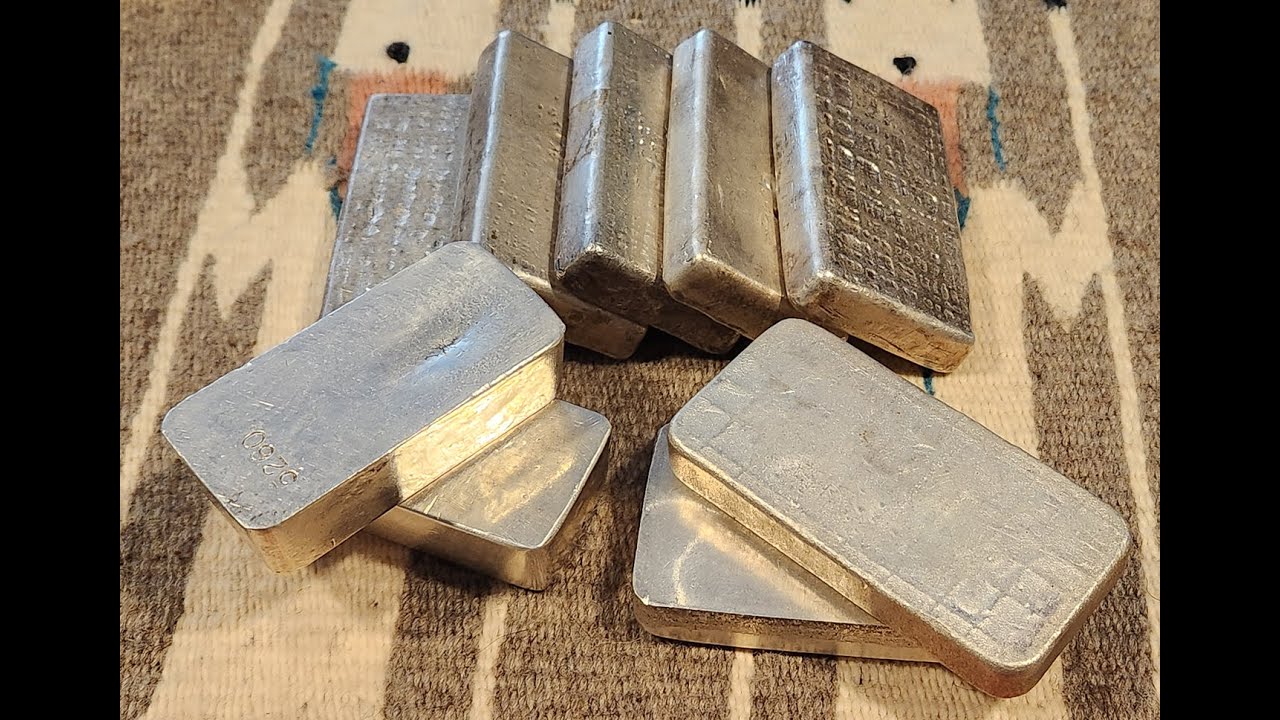 The Springfield Hoard of Vintage Silver Bars Volume 1 - YouTube