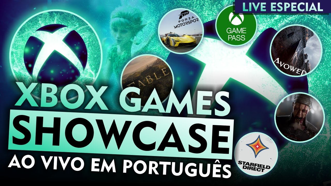 XBOX GAMES SHOWCASE - LIVE ESPECIAL com REVELAÇÕES do XBOX e STARFIELD ...