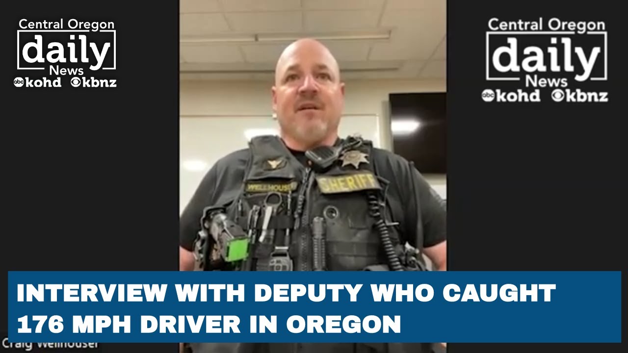 Interview with deputy who caught 176 mph driver in Oregon - YouTube