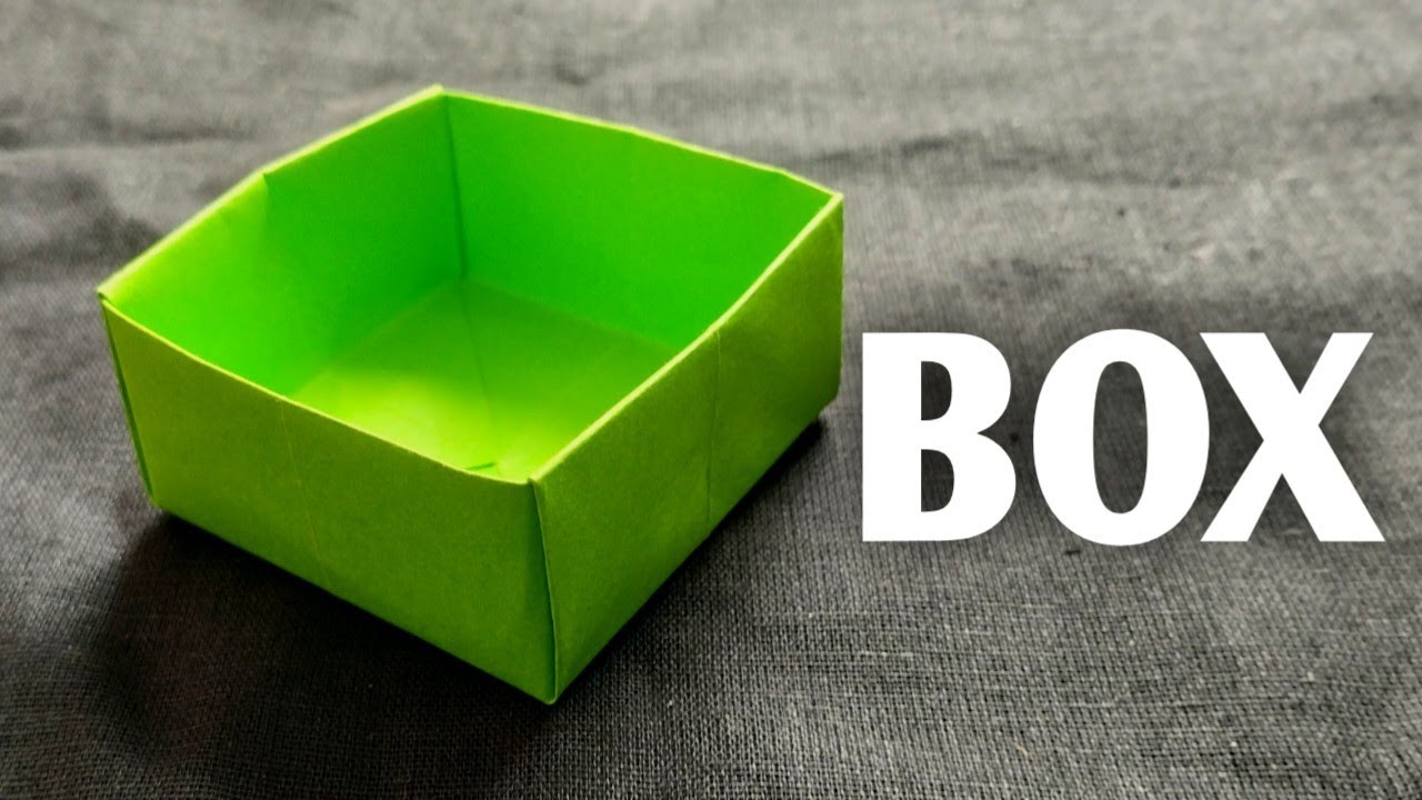 HOW TO MAKE A PAPER BOX? | VERY EASY | ULTRA CRAFT MINI - YouTube