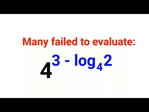 4^3-log2 = ? Many failed to evaluate this correctly! Can you do it? - YouTube