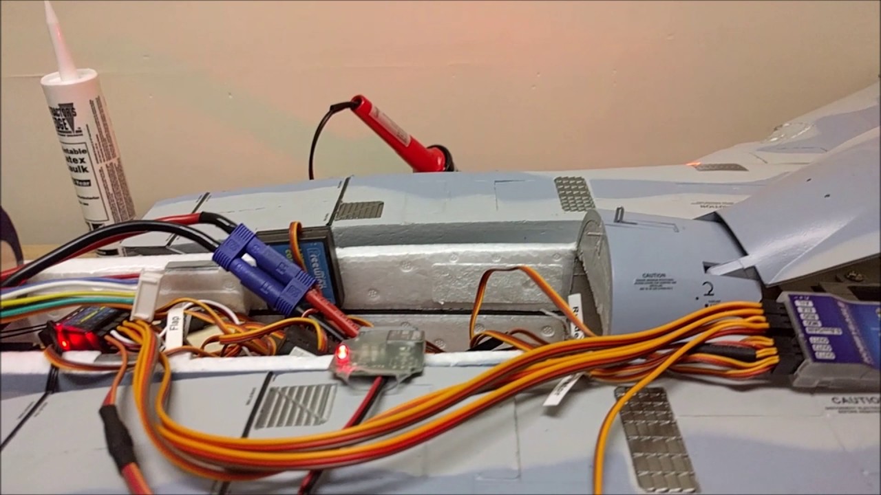 Freewing F-15C Eagle Gyro Installation - YouTube