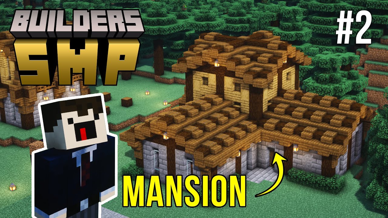 BUILDING A MANSION - Builders SMP | S1E2 | (Minecraft 1.17) - YouTube