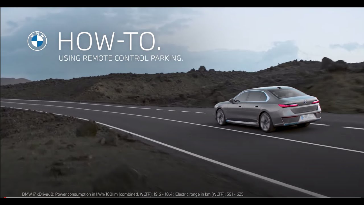 How to Park your BMW by Remote Control - YouTube