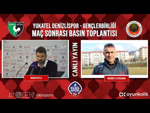 Denizlispor - Gençlerbirliği Basın Toplantısı ᴴᴰ (CANLI)
