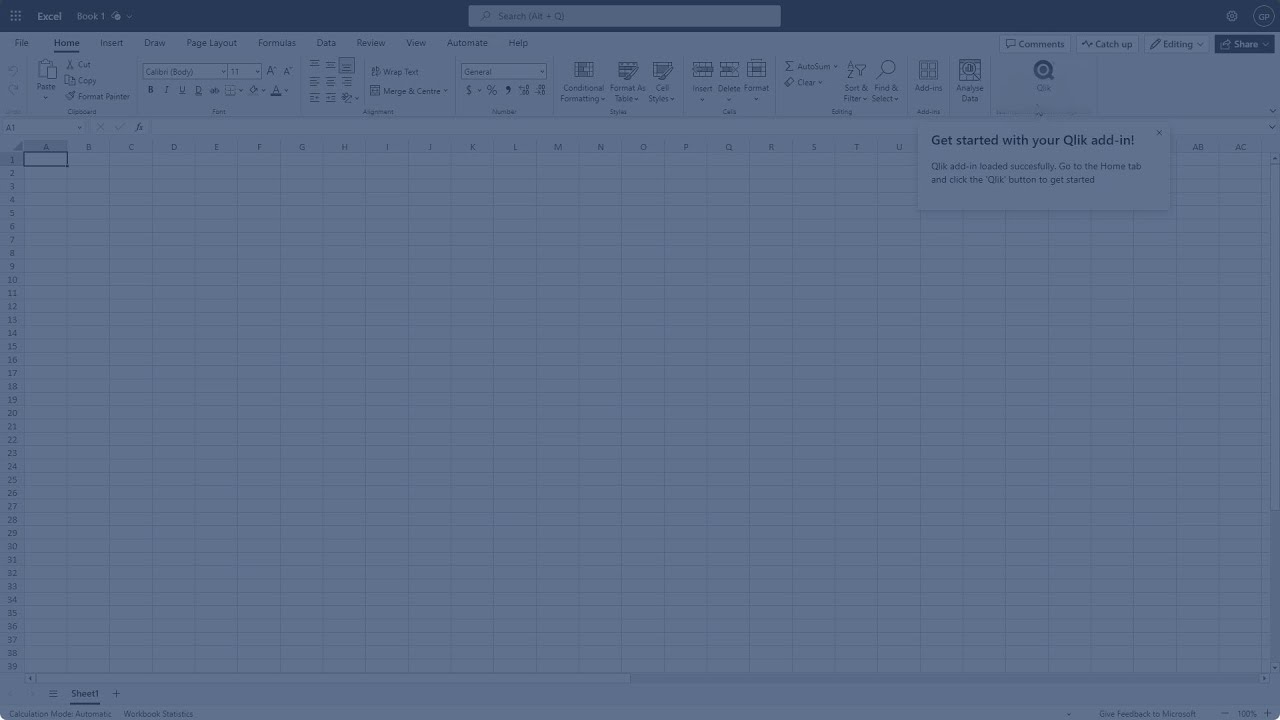 Deploying And Installing The Qlik Excel Add In Youtube