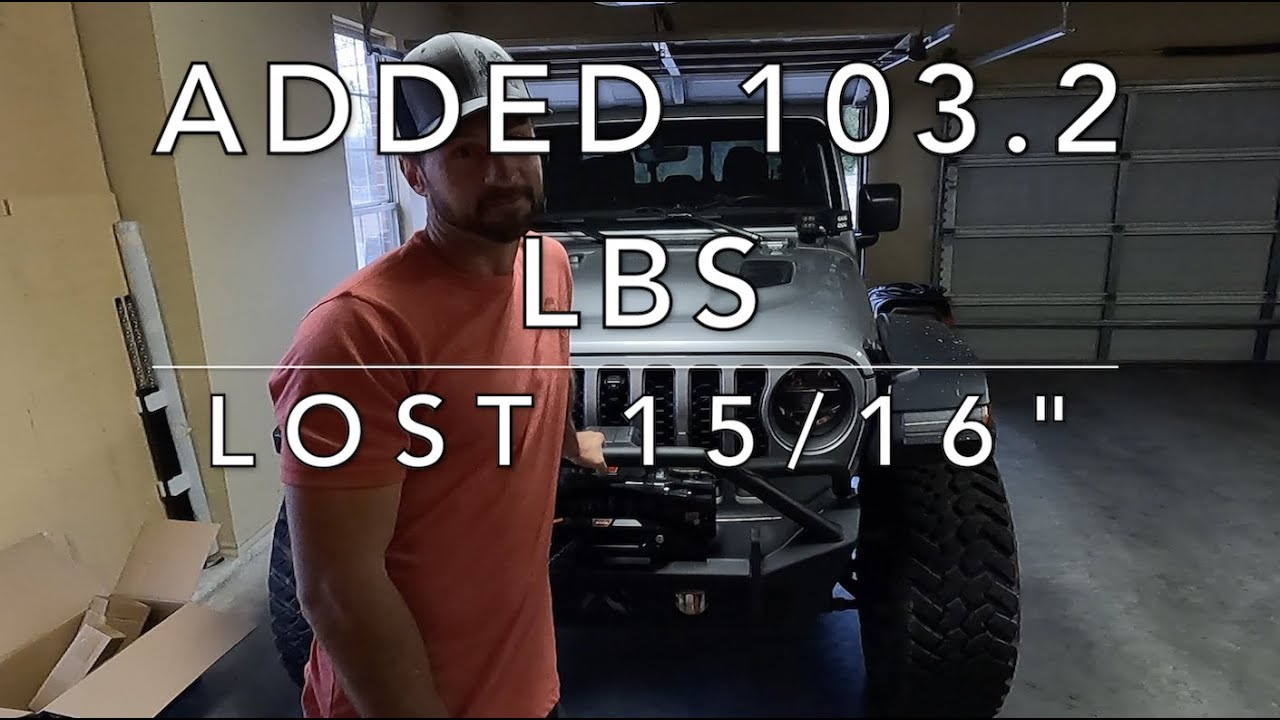 How much weight are you adding? Winch and Bumper weights and measures ...