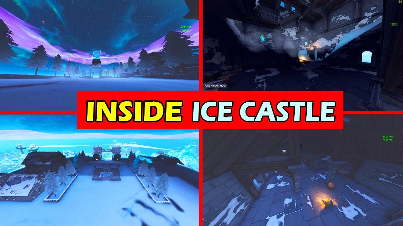 INSIDE HIDDEN ICE CASTLE! *LEAKED* FORTNITE SEASON 7 ICE MELTING STAGES ...