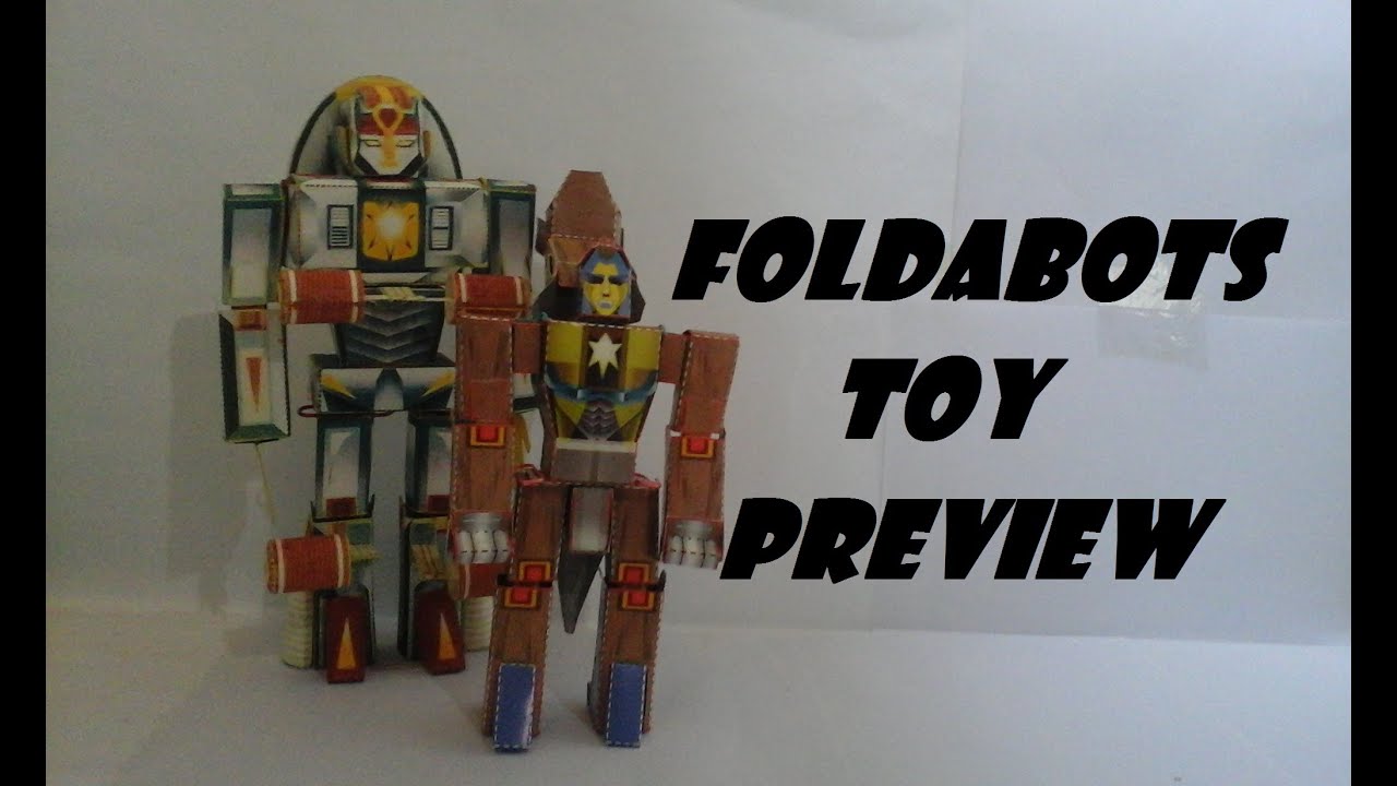 Foldabots Toy Preview (Masterpiece Astig and Bangis) - YouTube