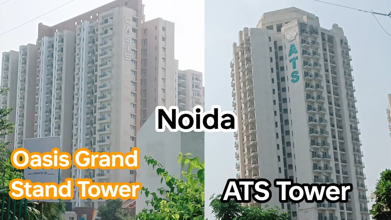 Oasis Grand stand Tower 🗼 ATS Tower Noida 👍 Yamuna expressway ️ ...