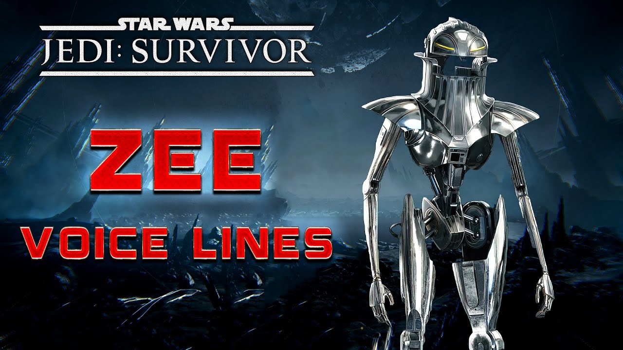 Star Wars Jedi: Survivor - Zee (ZN-A4) Voice Lines - YouTube