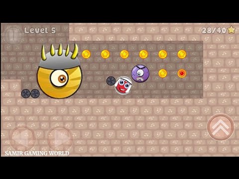 Red Hat Ball Level 5 and 6 | Hat Ball and Pink Ball - YouTube