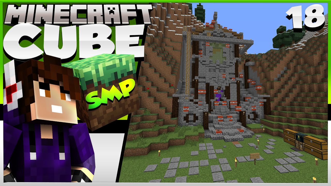 Minecraft: The Cube SMP! Episode 18 - Exploding Base PRANK! - YouTube