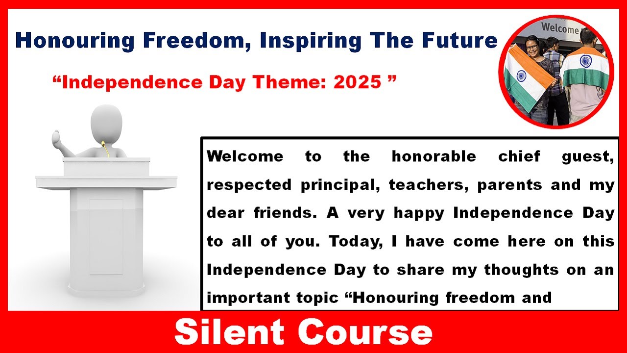 Speech on Honouring Freedom, Inspiring The Future In English ...