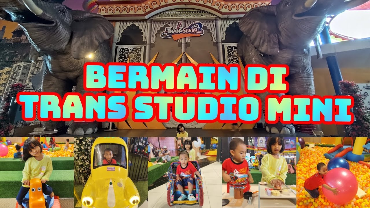 BERMAIN PLAYGROUND DAN NAIK KERETA API MINI SERU DI TRANS STUDIO MINI ...