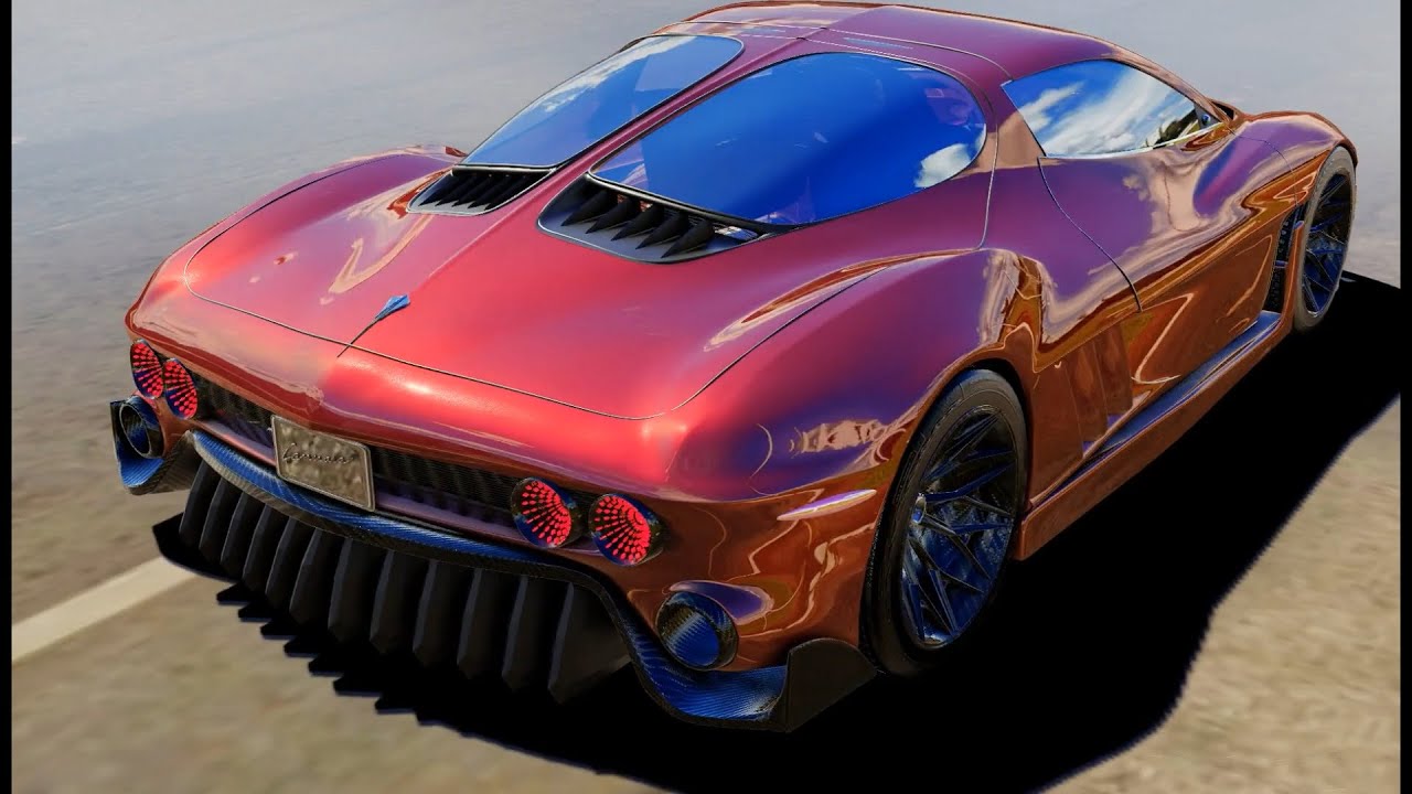 C8 Corvette Custom Body Split Window - YouTube