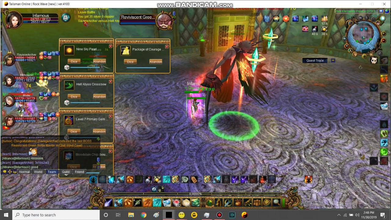 Talisman Online: CWC Farm Gold Weapons (Rock Wave) - YouTube