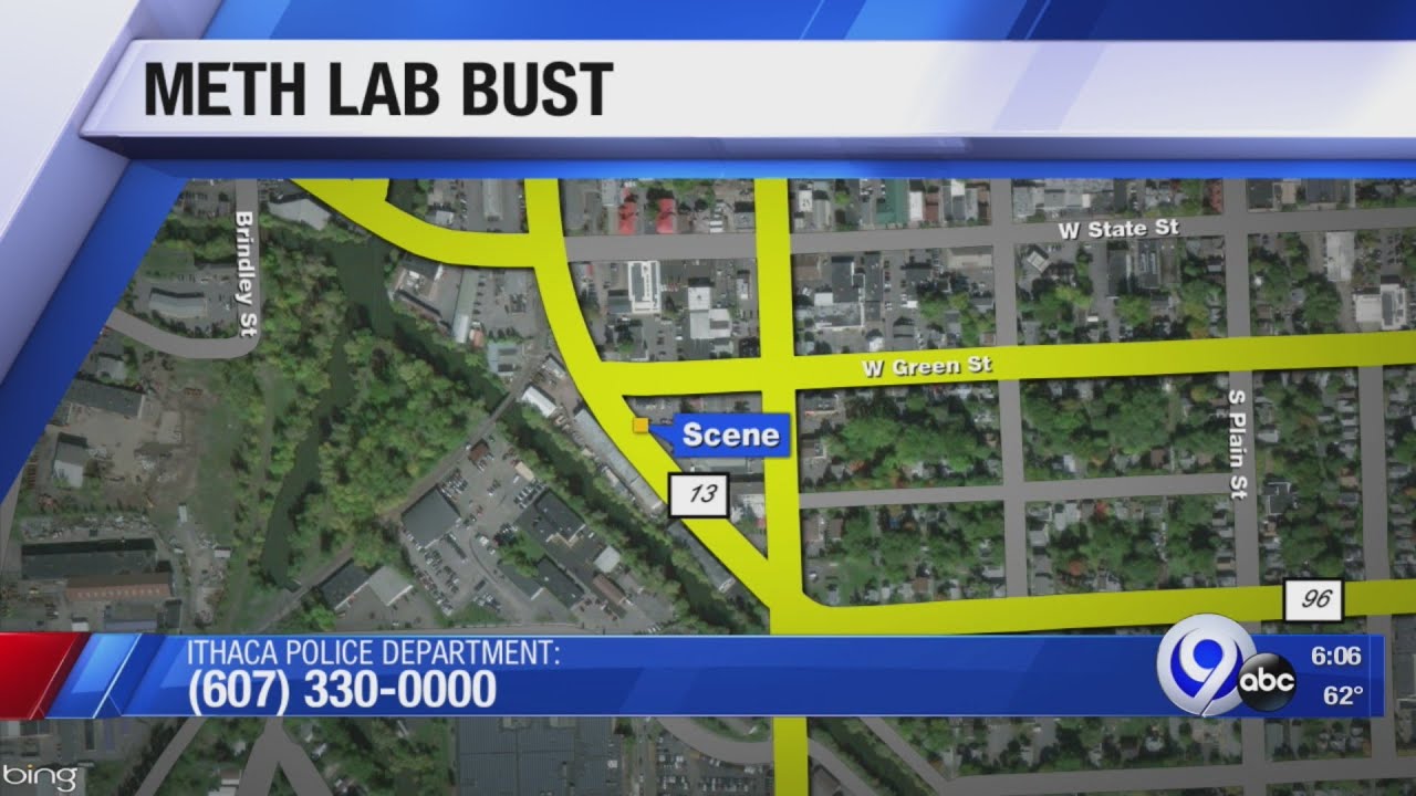 Active meth lab found in backpack in Ithaca - YouTube
