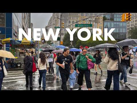 New York City LIVE Rainy Manhattan Walk Sunday September 20, 2026