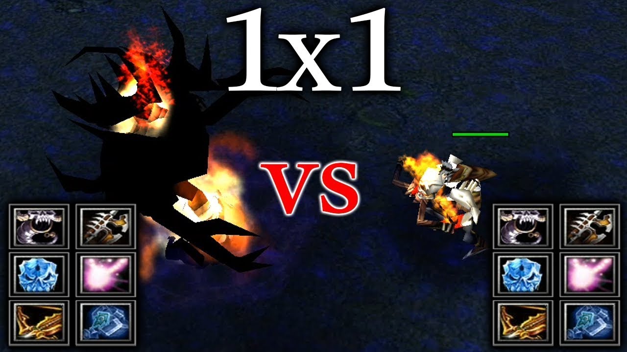 Shadow Fiend Nevermore vs Bone Fletcher Clinkz 25 Level Same item WHO ...