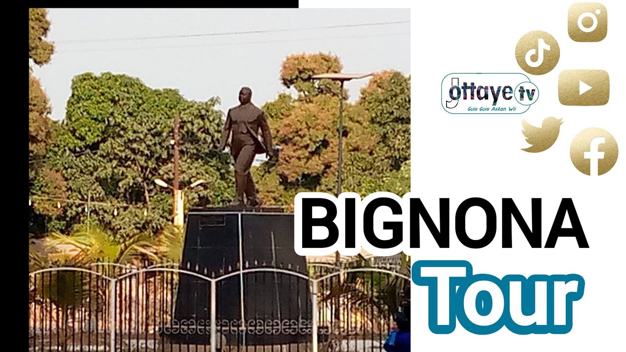 Tour de la commune de Bignona - YouTube