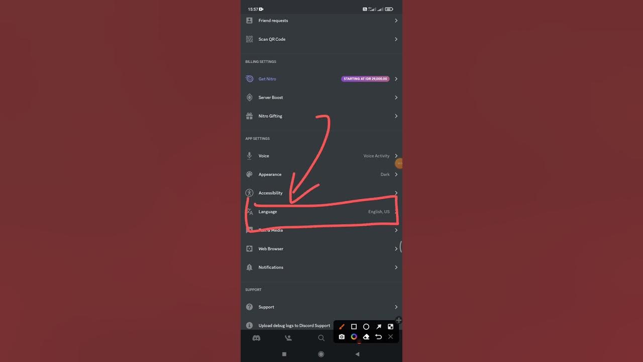 How to Change Language Interface in Discord Apps - YouTube