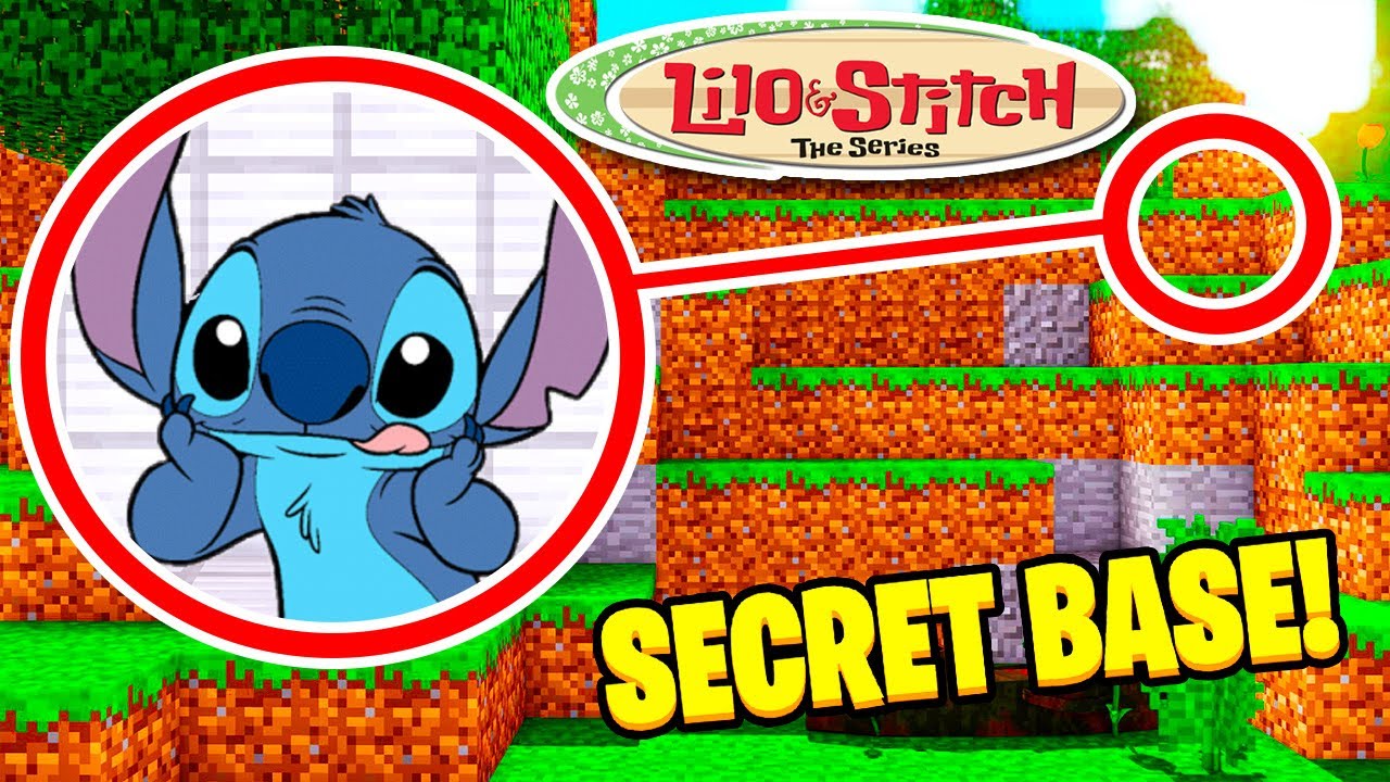 J'AI TROUVÉ LA BASE SECRÈTE DE STITCH SUR MINECRAFT ! Lilo et Stitch ...