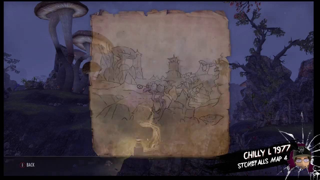 The Elder Scrolls Online Stonefalls treasure map 4 iv - YouTube