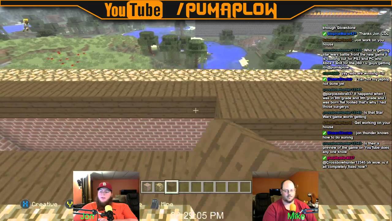 Twitch Stream: Minecraft Build World XBOX One 07/29/15 - YouTube