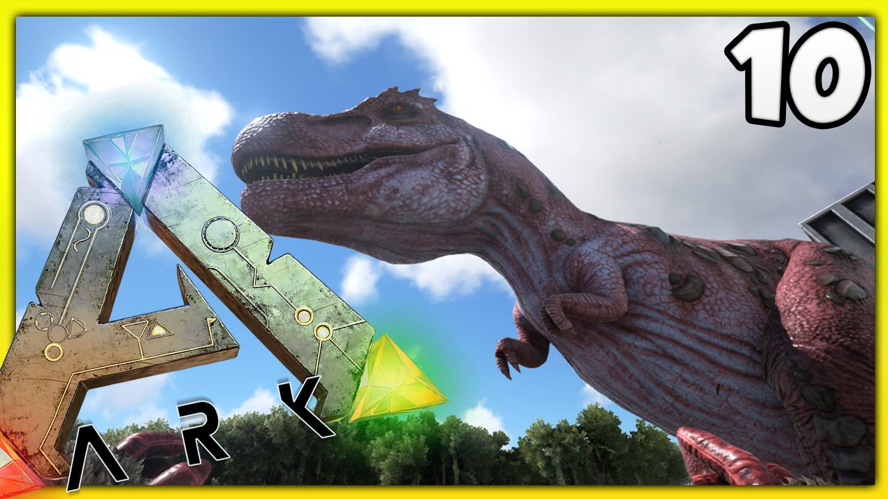 ARK: Survival Evolved Modded- Episode 10: PINK T-REX TAMING(ARK Modded ...