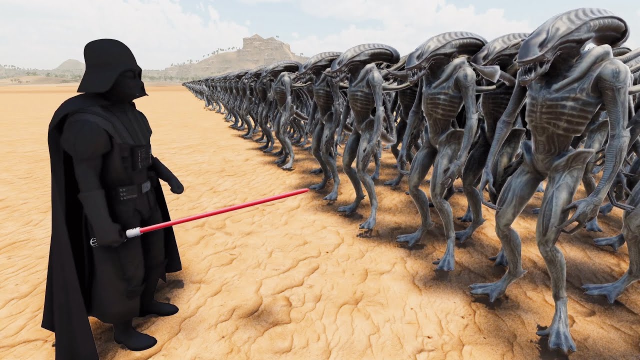 DARTH VADER VS 1,000,000 ALIENS - UEBS 2 MODS - Ultimate Epic Battle ...