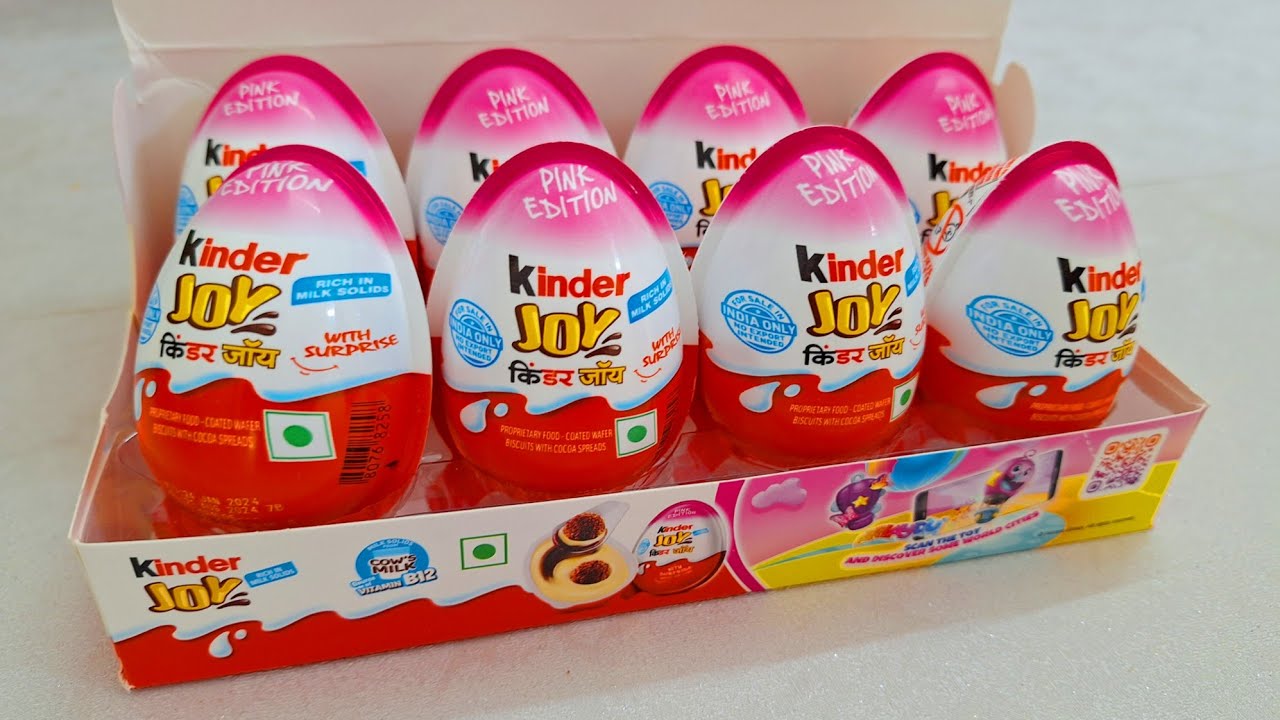 🎁Kinder joy pink edition surprise 🥳Gift inside review and unboxing ...