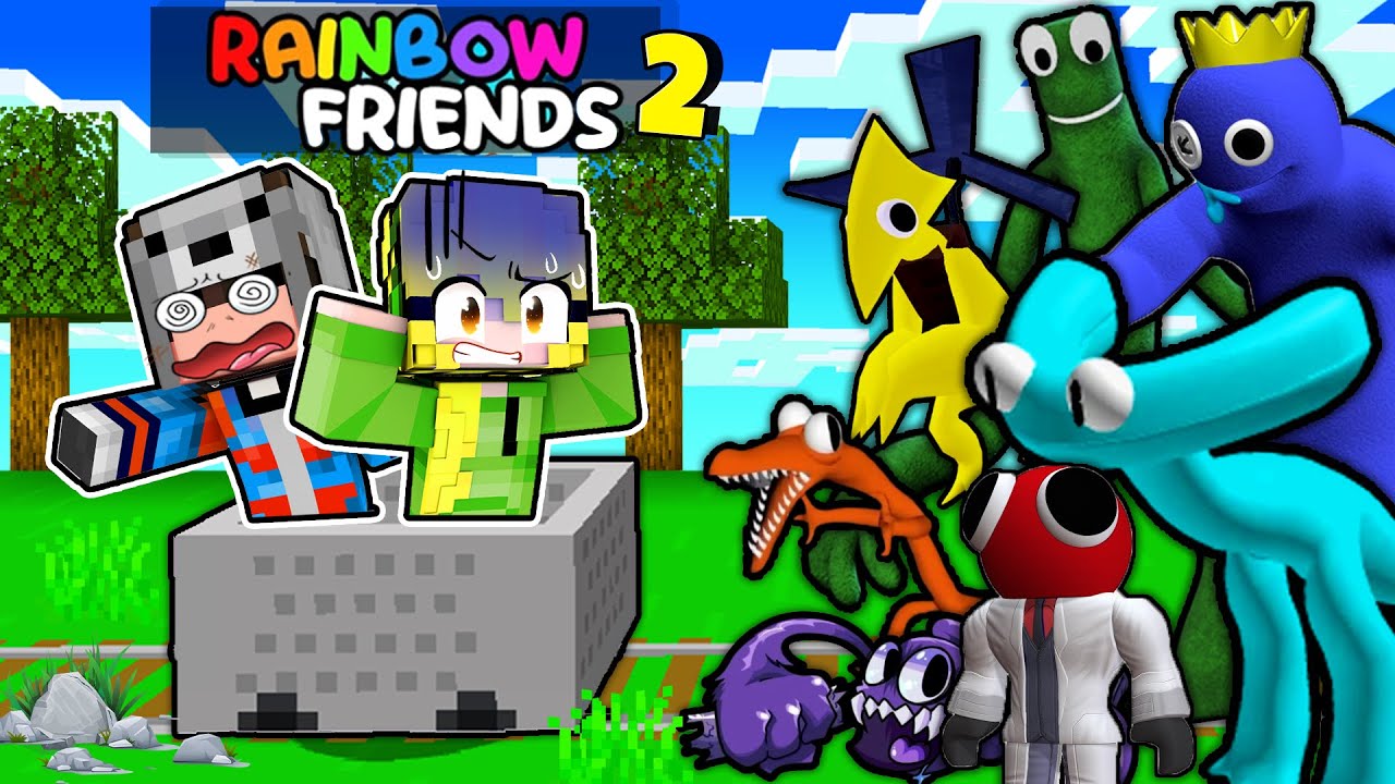 MEL TRỐN THOÁT KHỎI RAINBOW FRIENDS 2 SIÊU KINH DỊ - YouTube