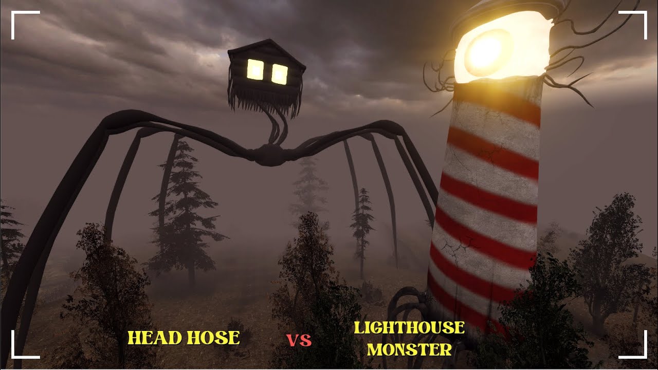 LIGHTHOUSE MONSTER vs HOUSE HEAD - YouTube