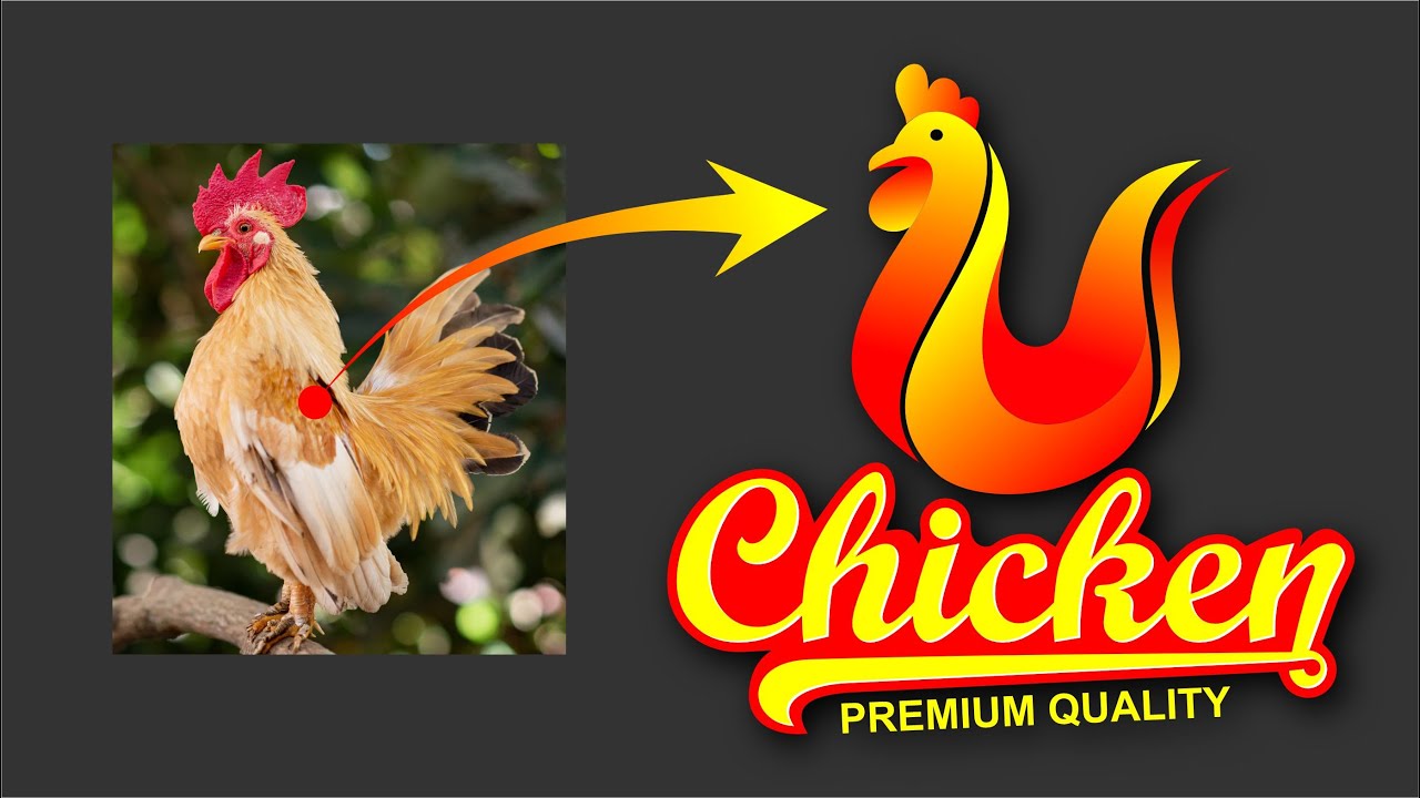 Unleash Your Creativity: Fried Chicken Logo Design in CorelDraw! - YouTube