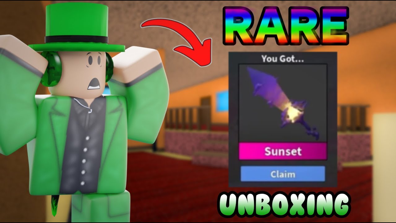 Buying The *NEW* Sunset Godly in MM2... +Unboxing - YouTube