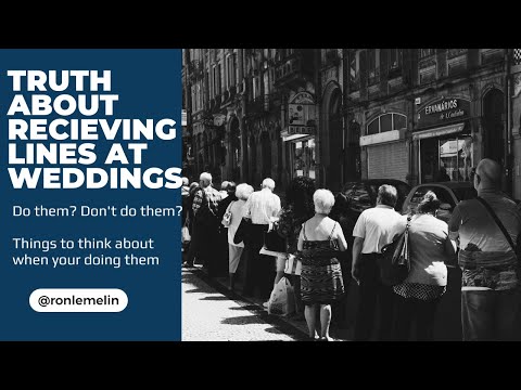 How to Make the BEST Wedding receiving Line after the ceremony? tips ...
