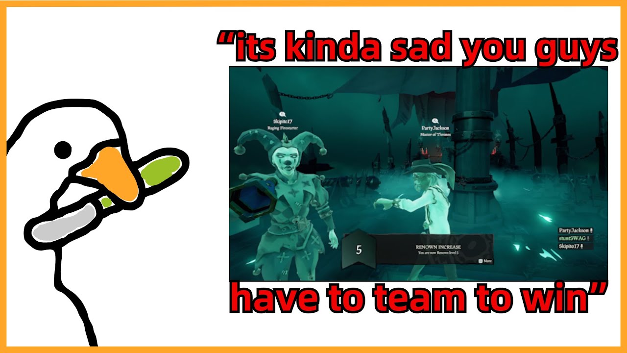 causing mischief in sea of thieves - YouTube