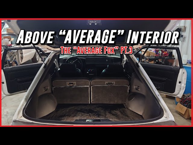 Fox Body Mustang Interior Restoration