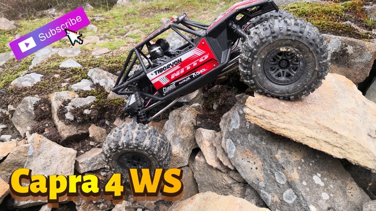 Axial Capra 4WS - Crawling Like A Spider at White Coppice - YouTube