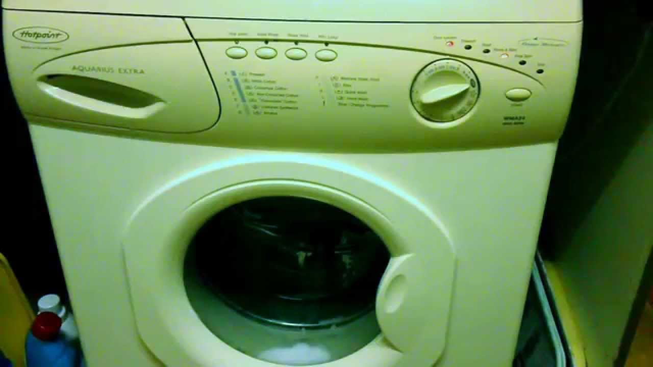 MAINTENANCE WASH [HOTPOINT WMA34] - YouTube
